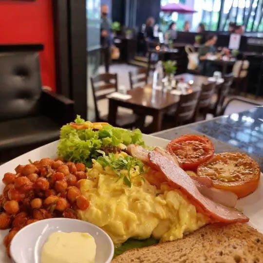 Gold GRID Menu - Breakfast